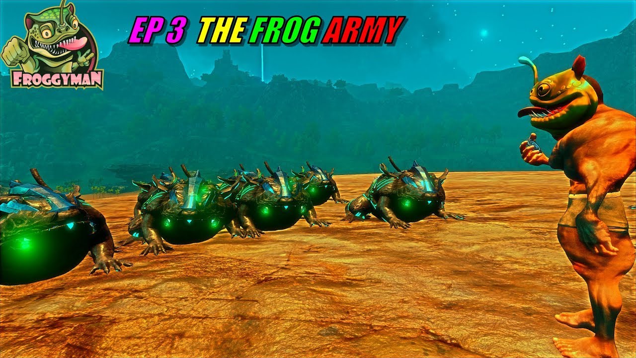 WE MAKE A FROG ARMY: ARK :(Genomes MegaMonster Pack ) EP 3 ARK MODDED ...