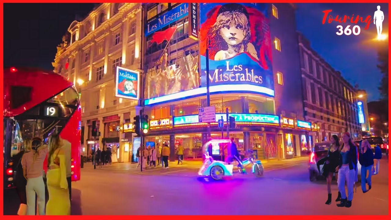 A Busy Saturday Night in London's Soho - Evening City Ambience 4k - YouTube