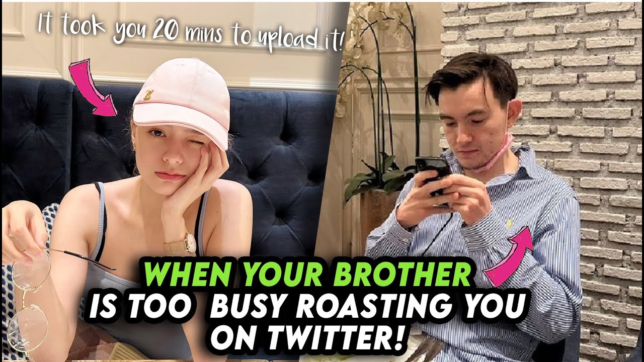 RICHIE & BECKY, LET THE SIBLING BANTER BEGINS..!😂😂😂 TWITTER VERSION..!😂 ...