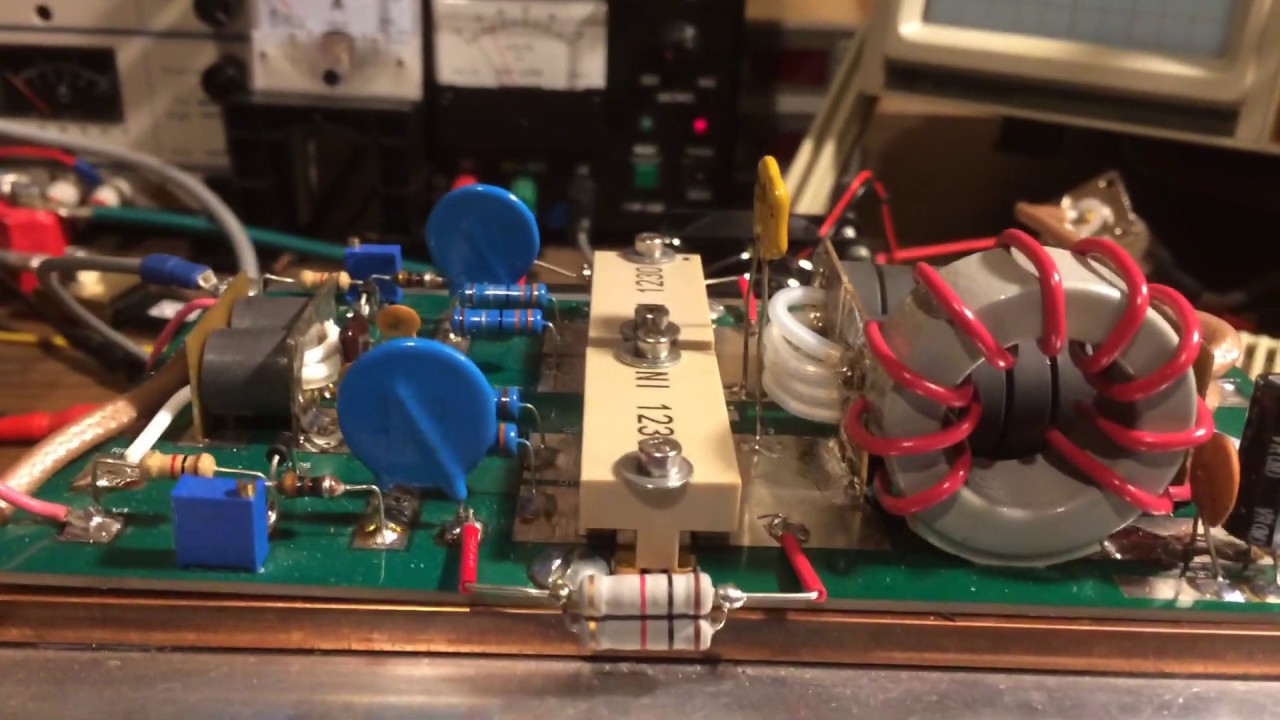 RF Man Demos Dual LDMOS Amplifier with the Lastest Improvements. - YouTube