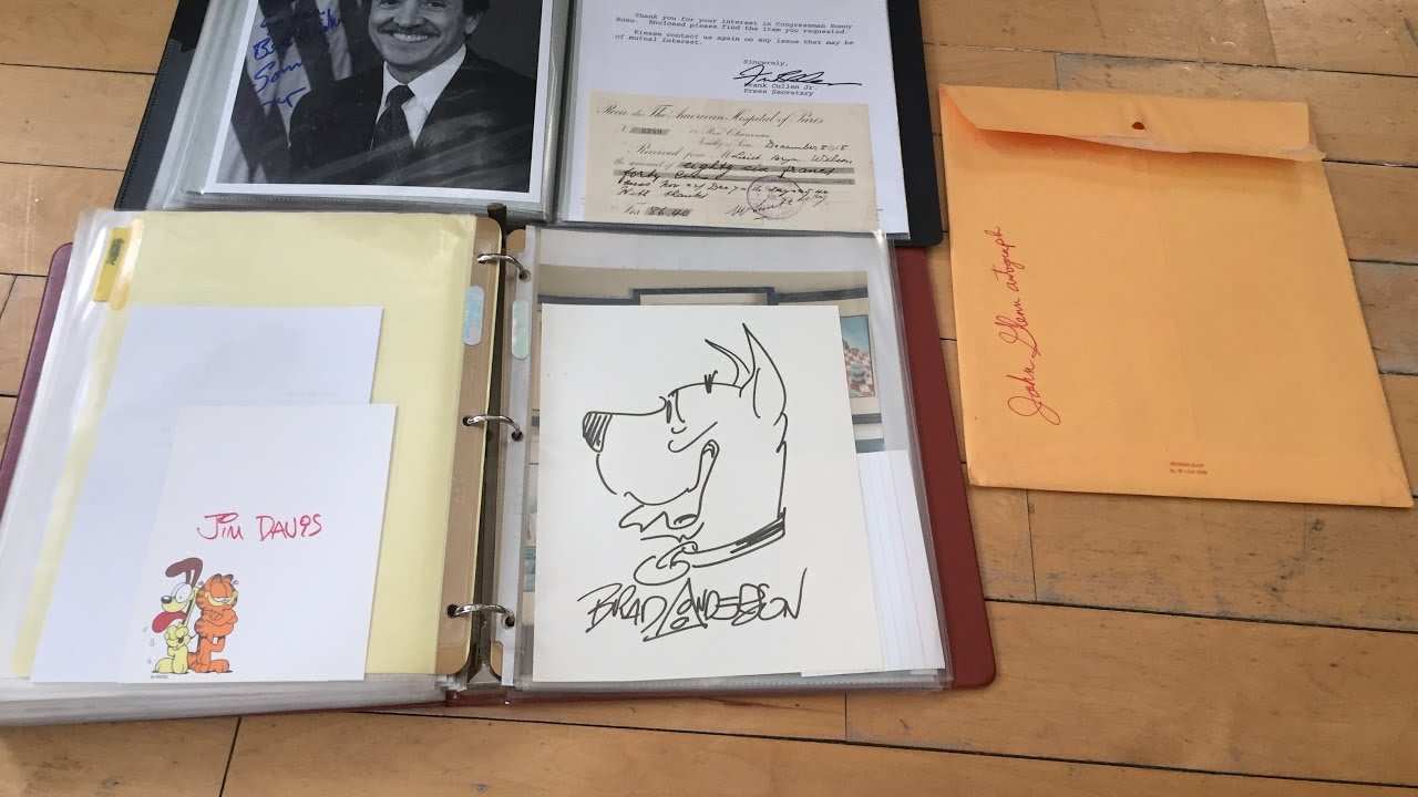 Autograph Collection With 99+ of Older and Newer Celebrities of ...