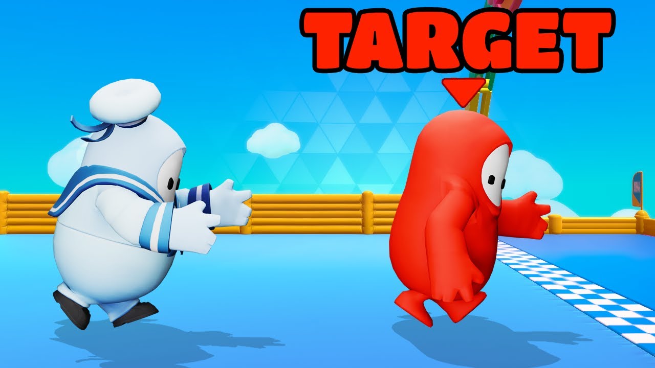 Fall Guys but I Target a bean each round! - YouTube