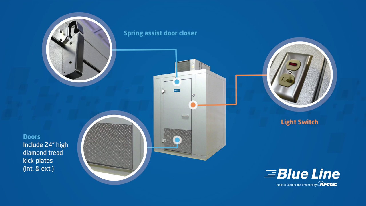 Blue Line by Arctic Walk-in Coolers and Freezers - YouTube