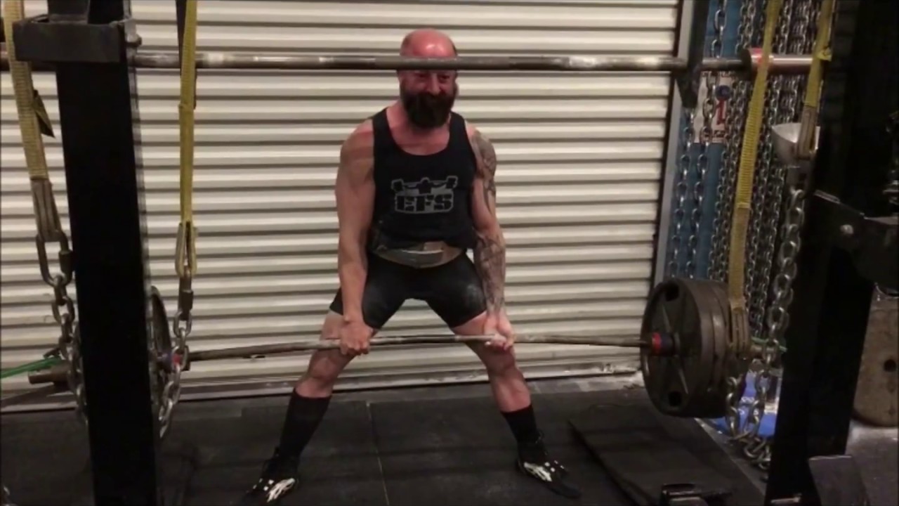 Elitefts Sponsored Powerlifter Brian Schwab Deadlifting off 2" Mats, 12 ...