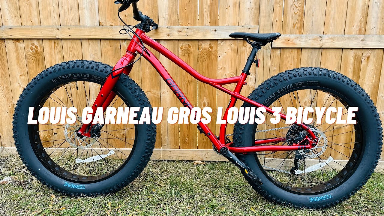 Louis Garneau Gros Louis 3 Winter Fat Tire Bike - YouTube