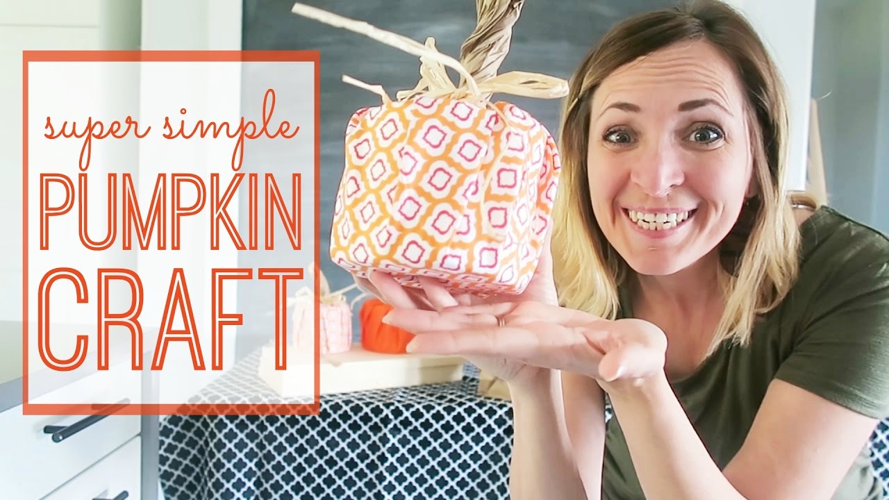 Super Simple Pumpkin Craft - YouTube