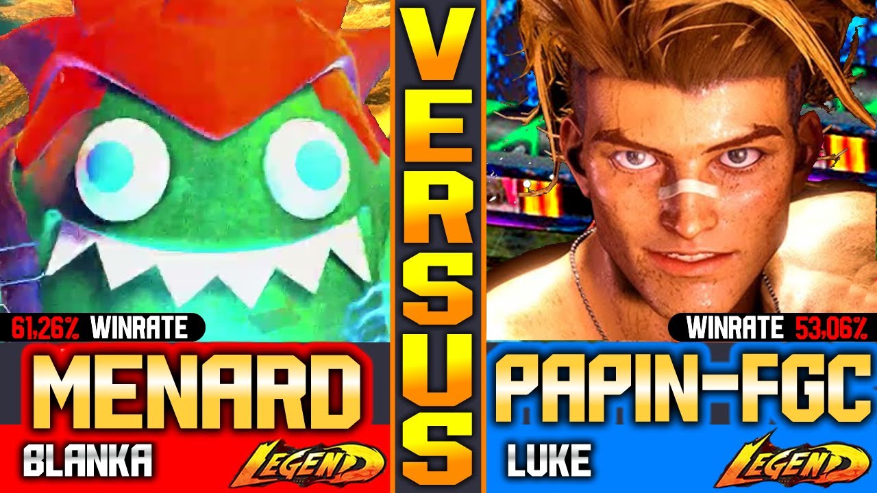 SF6 MenaRD (Blanka Vs Papin-FGC) Luke High Level - YouTube