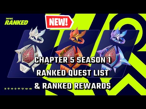 Fortnite | *NEW* Chapter 5 Season 1 Ranked Quest List & Quest Rewards ...