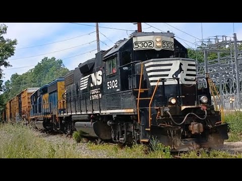 Railfanning CSAO WPCA-51 Southbound With NS 5302 & CSXT 6971 - YouTube