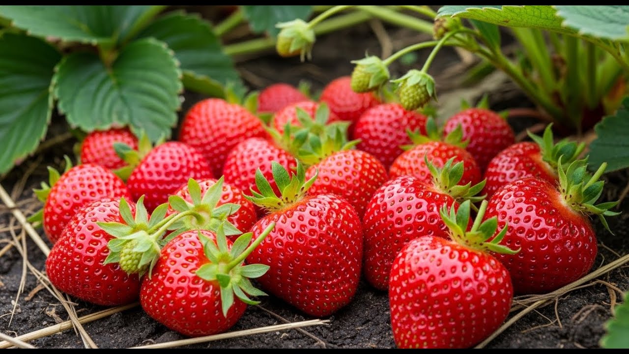 Growing Strawberries: The Method Behind Consistent Harvests - YouTube