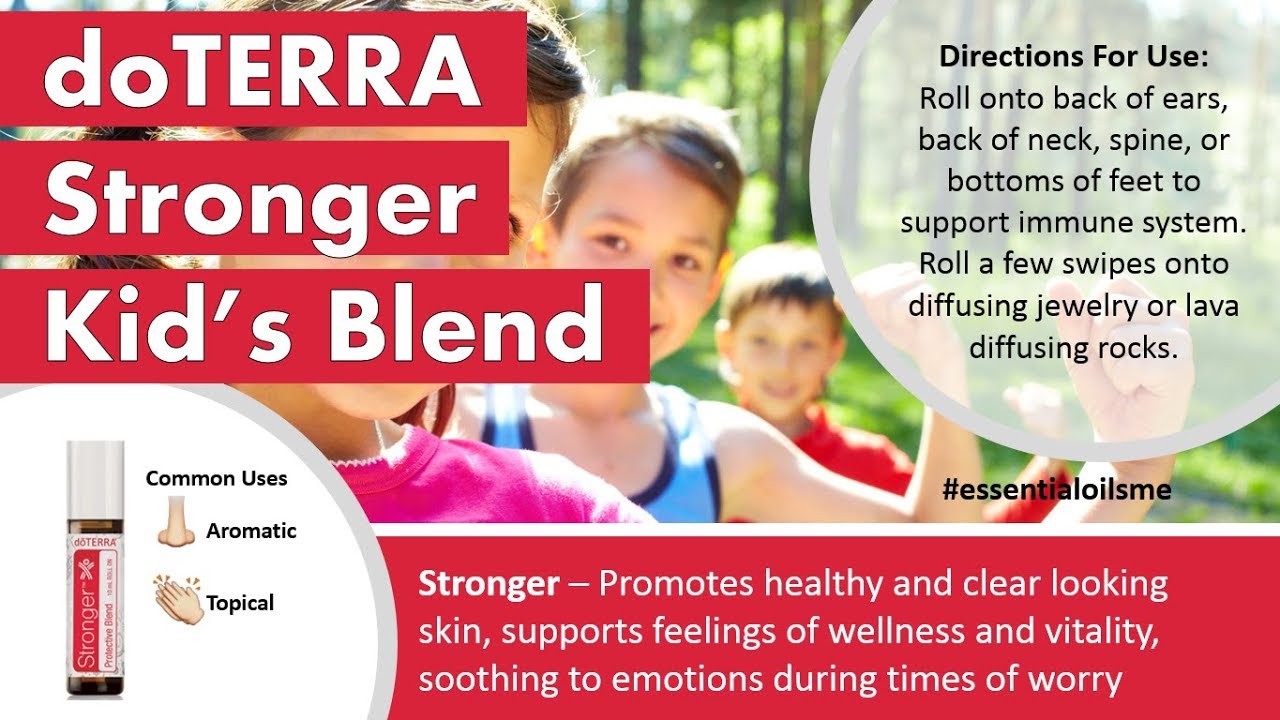 Outstanding doTERRA Stronger Oil Blend Uses - YouTube
