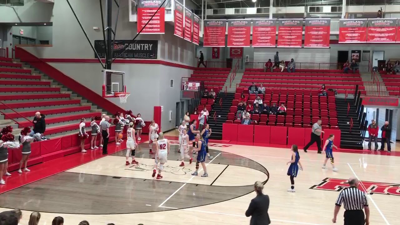 Bergman Lady Panthers vs Highland Lady Rebels - YouTube