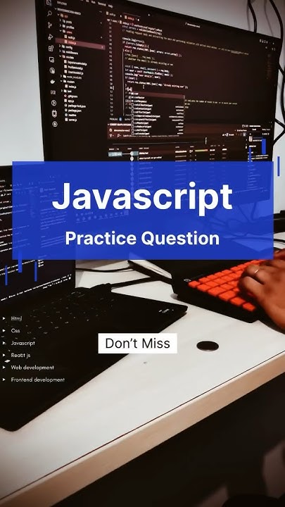 Javascript Practice Question Part 2 #shorts #frontend #html5 #skills - YouTube