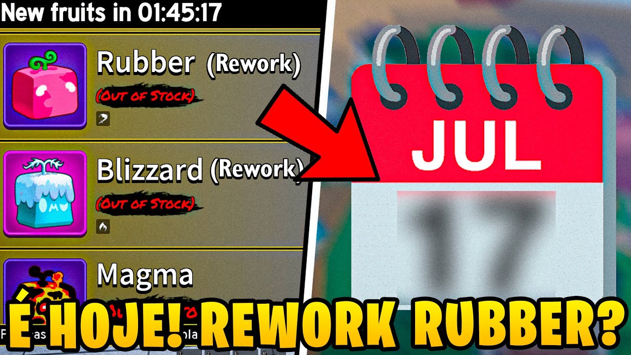 💣🚨 É HOJE! REWORK DA RUBBER VAI SER CONFIRMADO NO Blox Fruits? 🤔 Blox ...