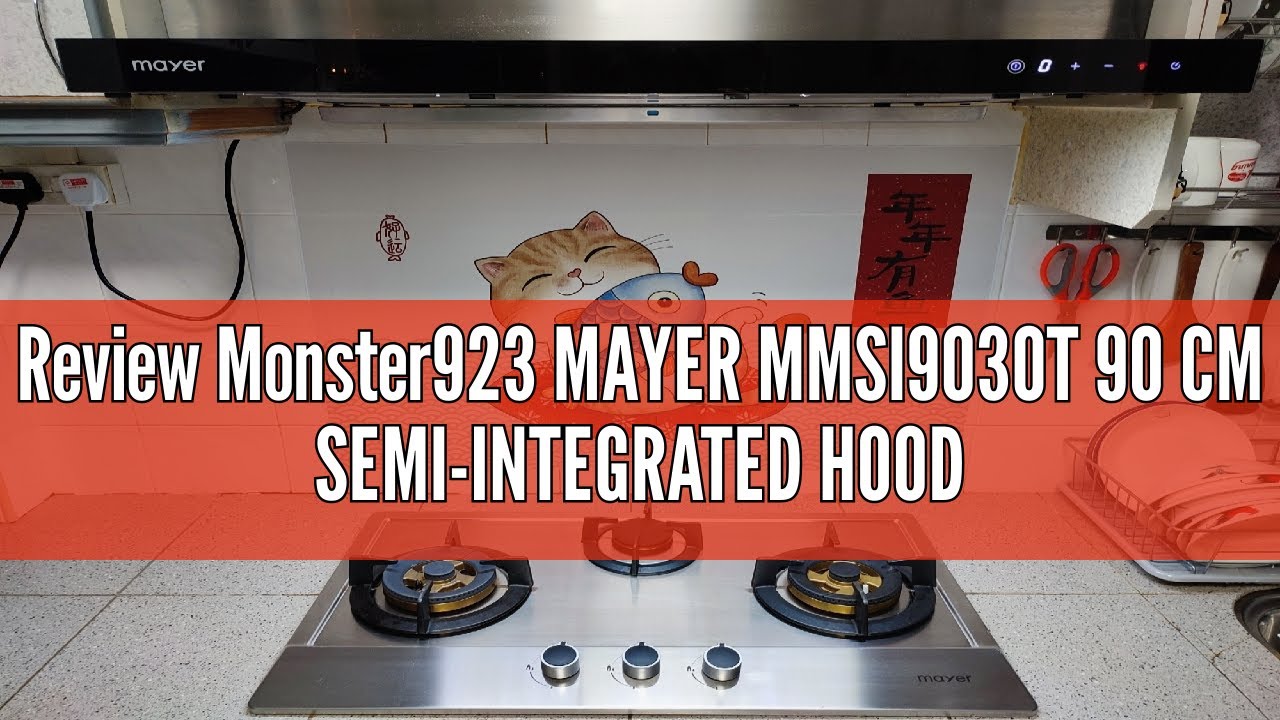 Review Monster923 MAYER MMSI903OT 90 CM SEMI-INTEGRATED HOOD WITH OIL ...