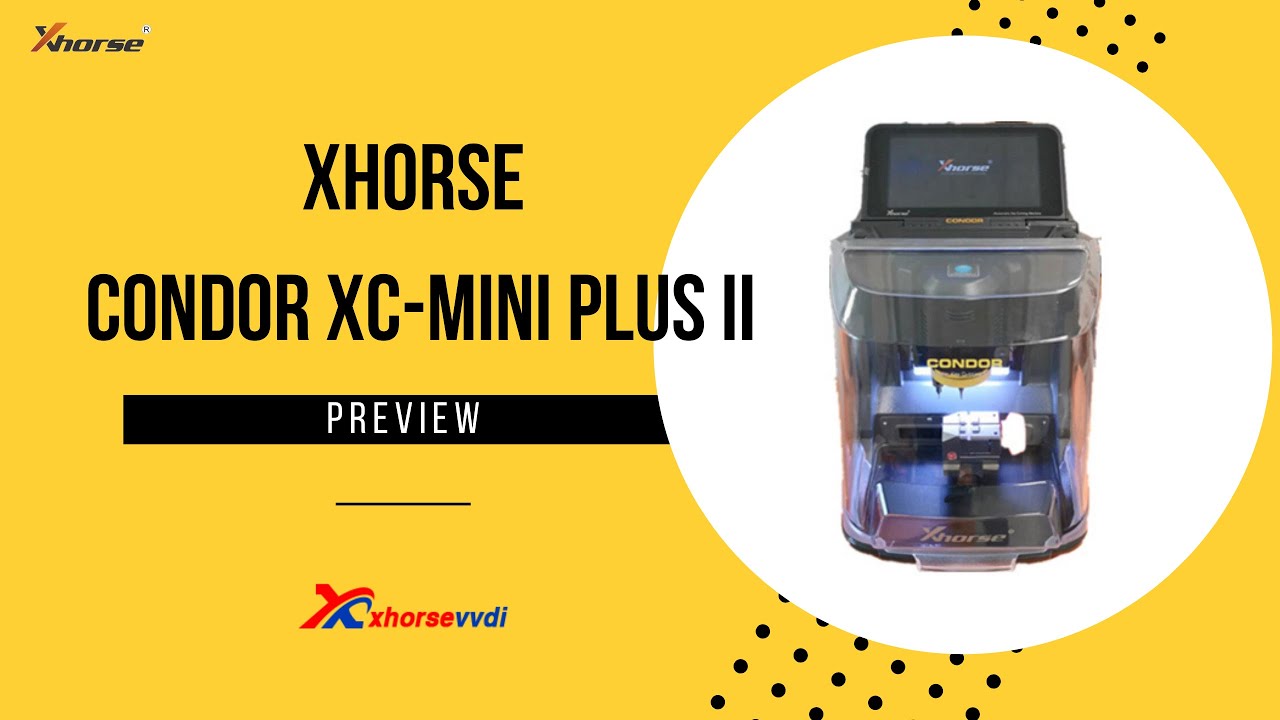 Xhorse XC-Mini Plus II Key Cutting Machine Preview-XhorseVVDI.com - YouTube