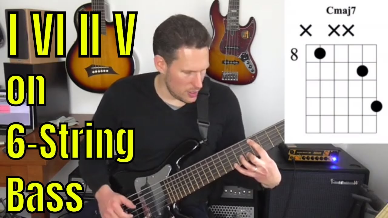 An Introduction to I VI II V - Chords on 6-String Bass - Bass Practice ...