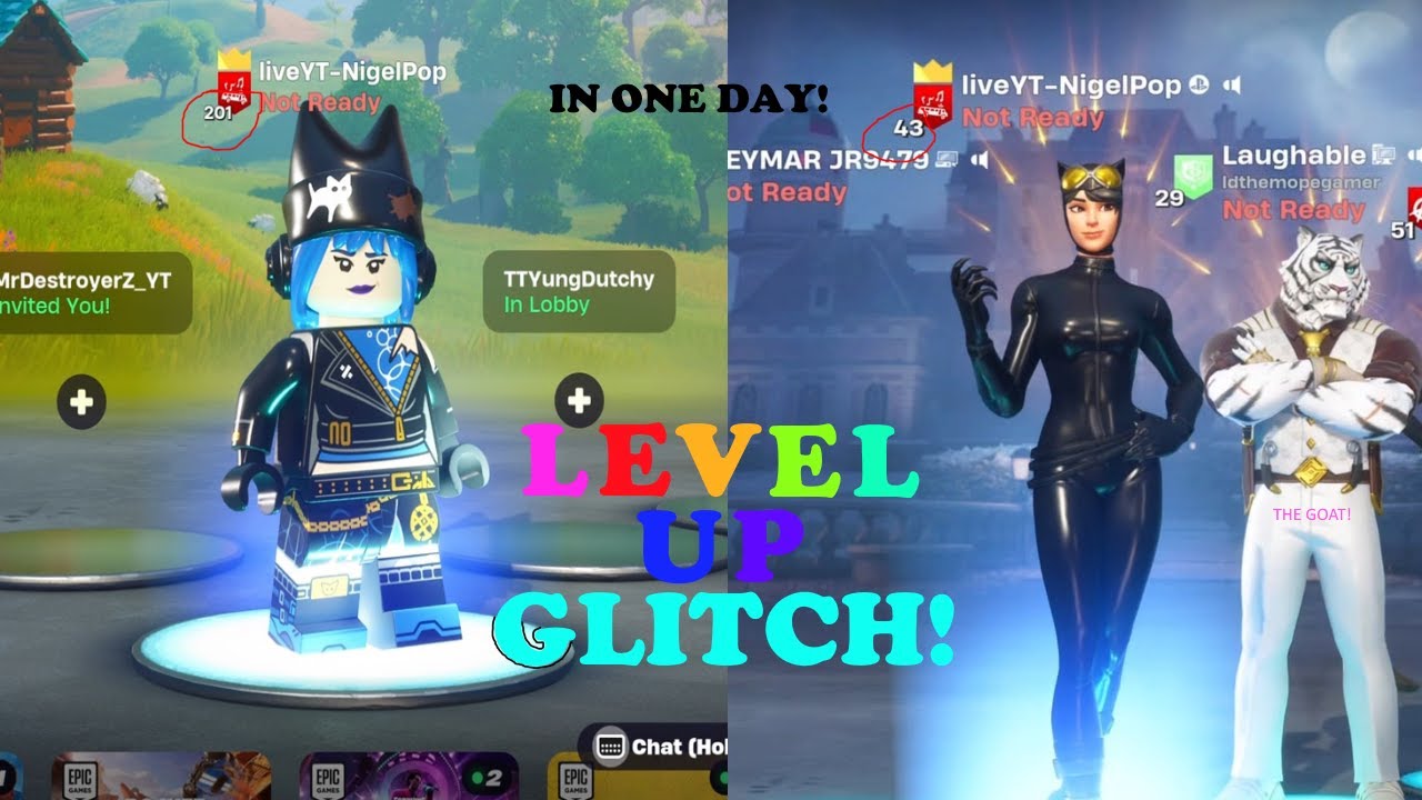 (PATCHED😭)OP LEGO LEVEL UP GLITCH!!😮 - YouTube