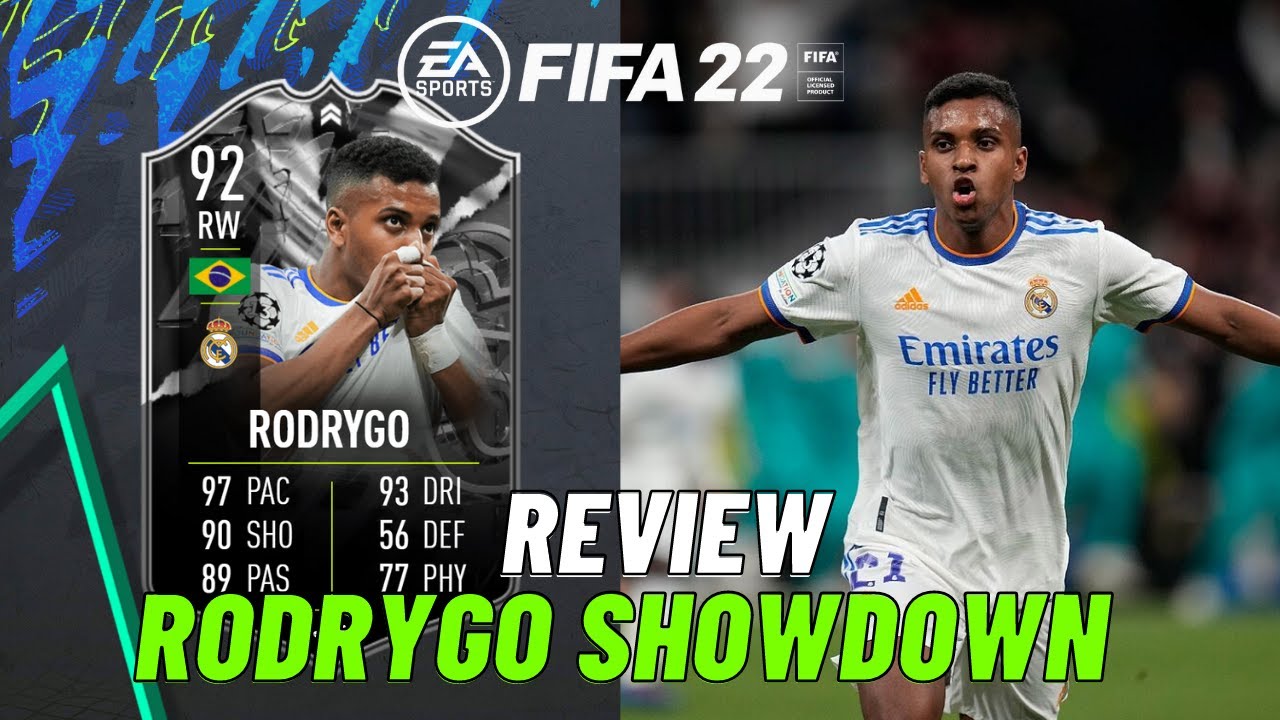 REVIEW RODRYGO 92 SHOWDOWN SBC FIFA 22 ¡IMPOSIBLE NO RECOMENDAR ESTA ...