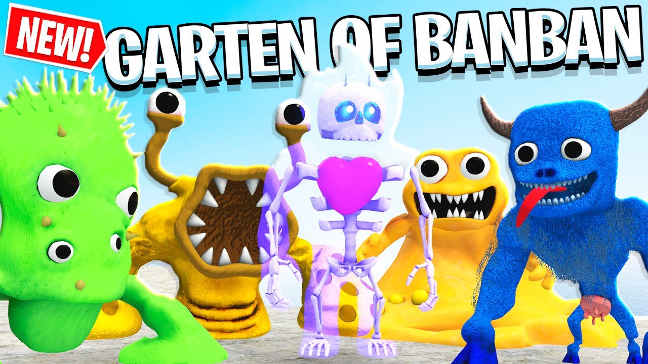 New Garten of Banban Creatures! (Gablab, Nibbler, Skelly Agni, Snappy ...