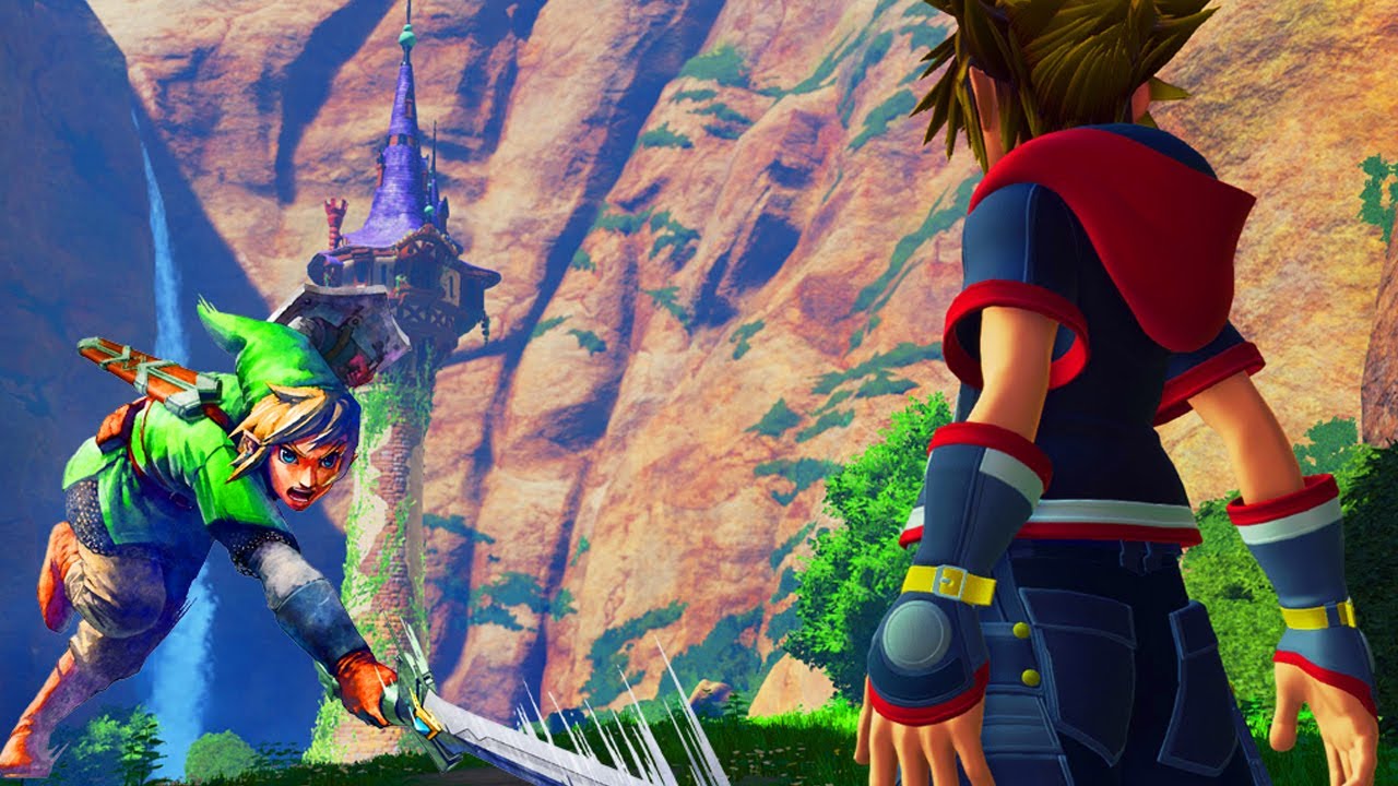 SORA (Kingdom Hearts) vs LINK (The Legend of Zelda) | ¿Quién ganaría ...