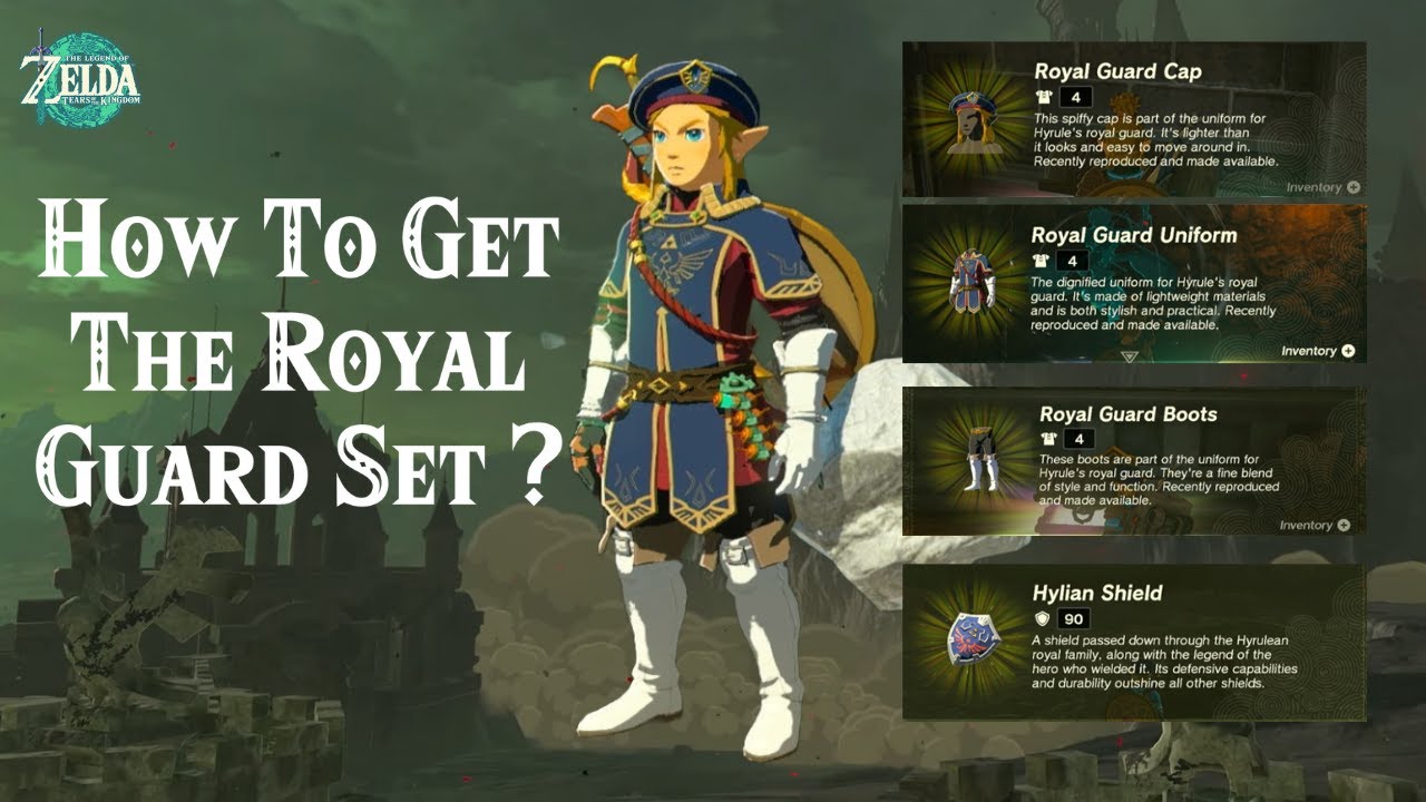 How to get the "Royal Guard" set at early game? Hylian Shield ...