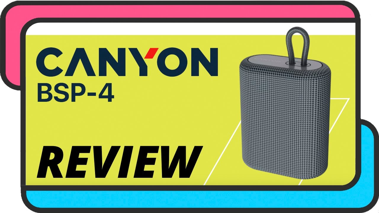 Canyon BSP-4 | Altavoz Bluetooth | Review - YouTube