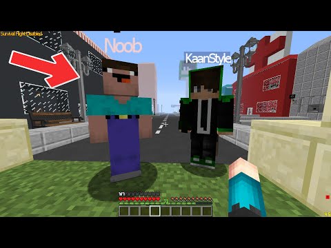 NOOB STYLE ŞEHRİMİZE GELDİ 😱 -MİNECRAFT