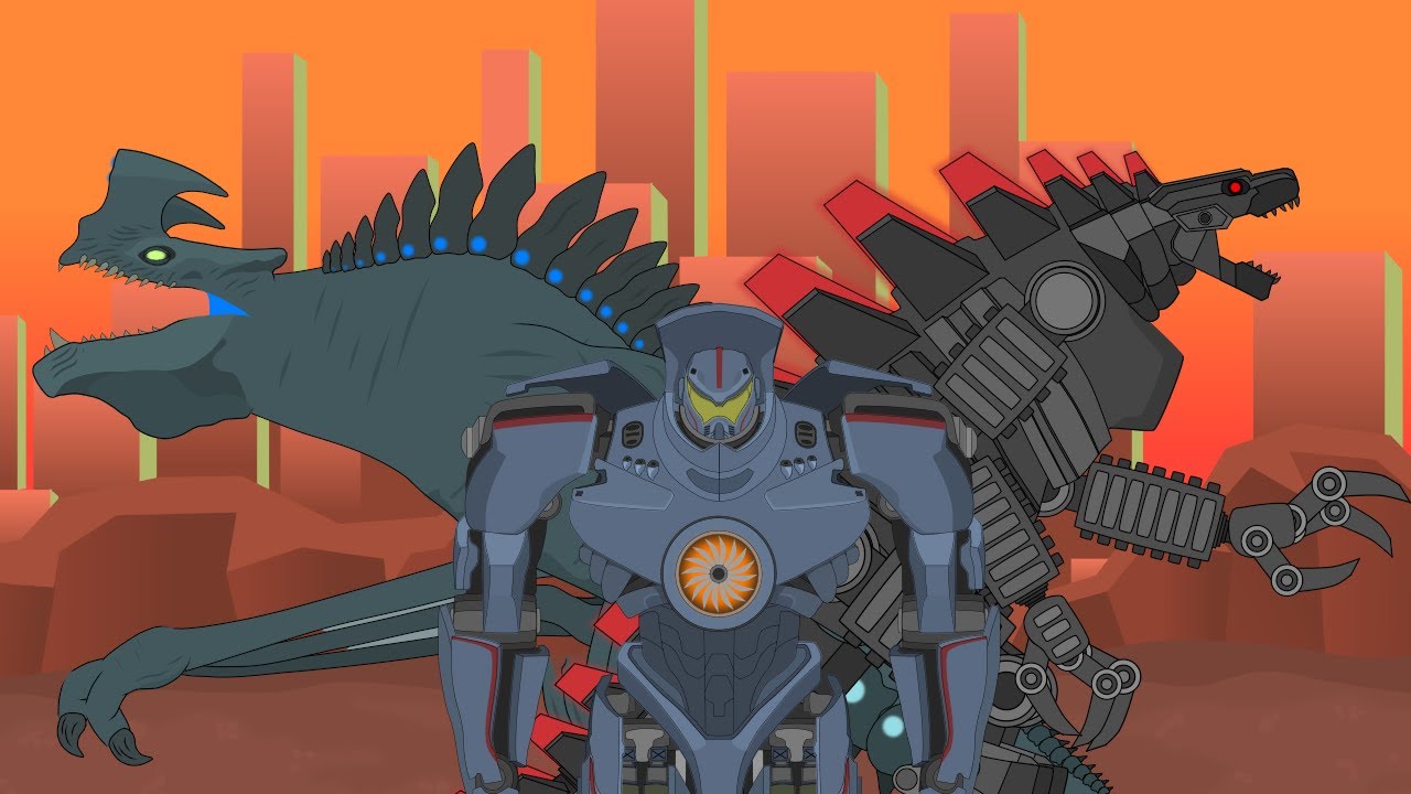 Pacific Rim | All battles with Gipsy Danger | Animation - YouTube