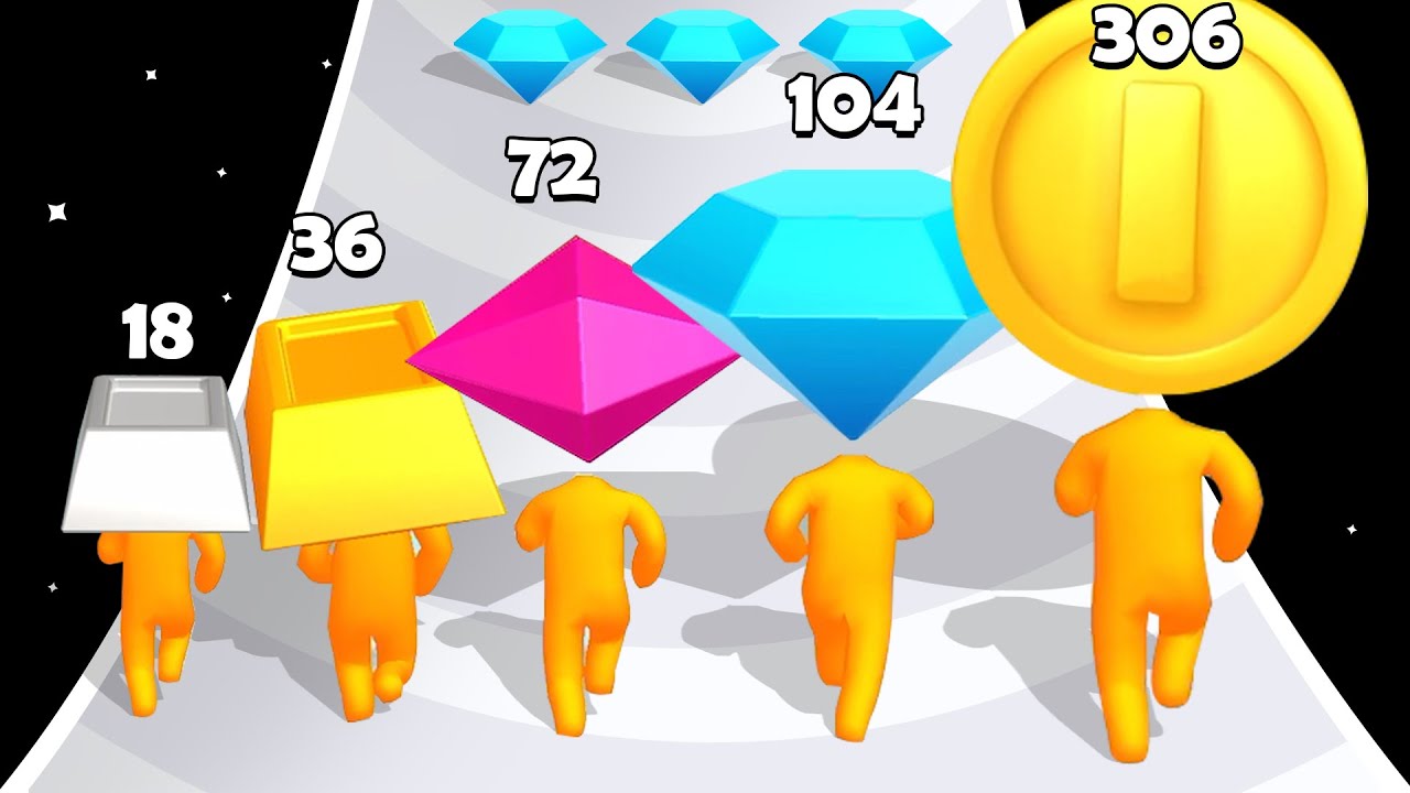 COIN HEAD RUN: Level Up Coin, Number Games (All Levels) - YouTube