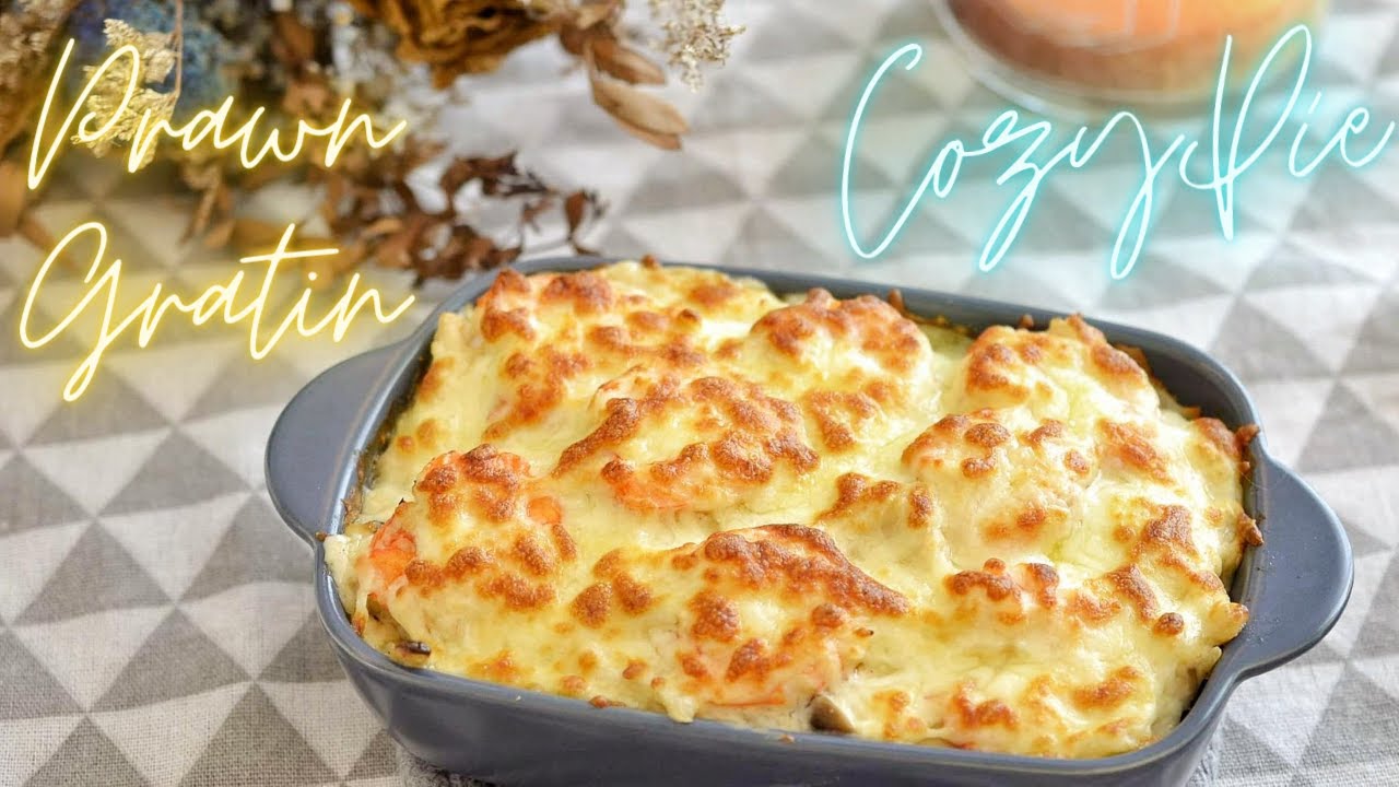 🦐 Prawn Gratin with Fried Bread Stick Recipe - YouTube