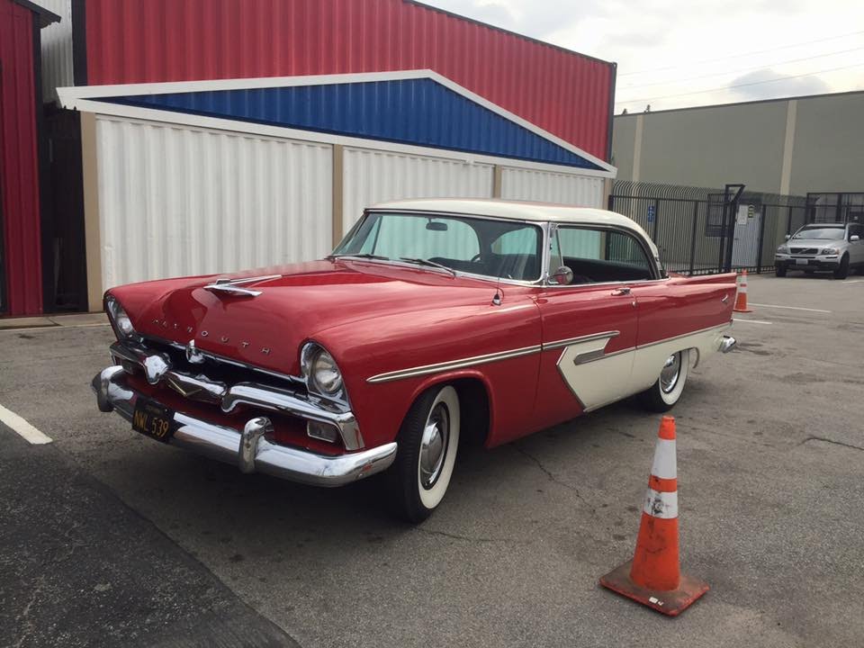 Riding In A 1956 Plymouth Belvedere - YouTube