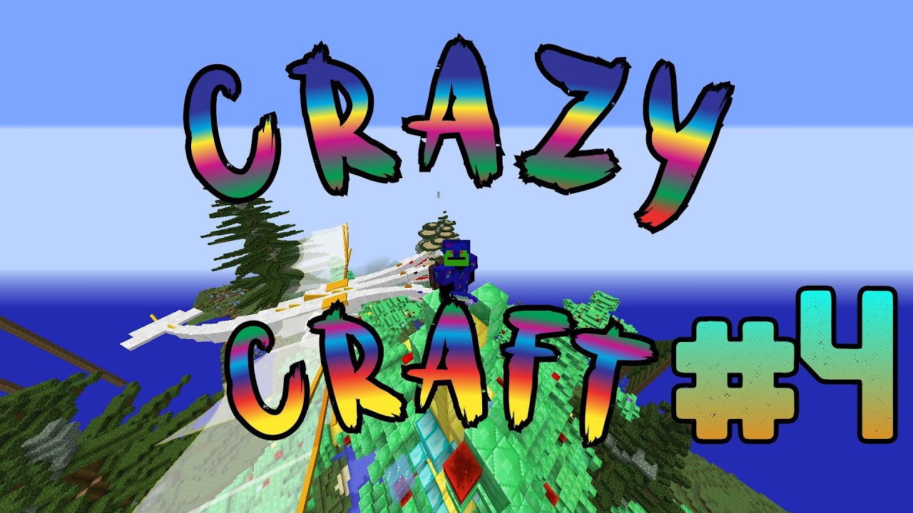Crazy Craft 4.0 [#4] | THE TREE OF GOODNESS!! - YouTube