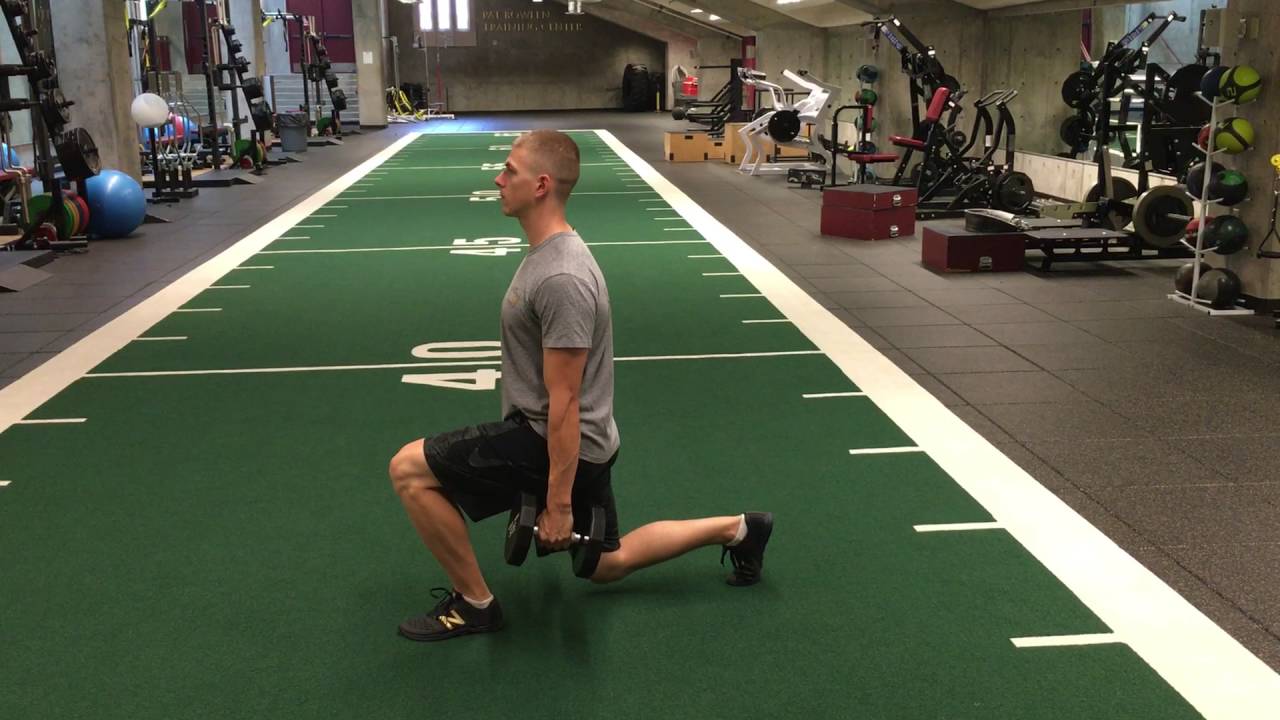 DB Split Squat Iso - YouTube