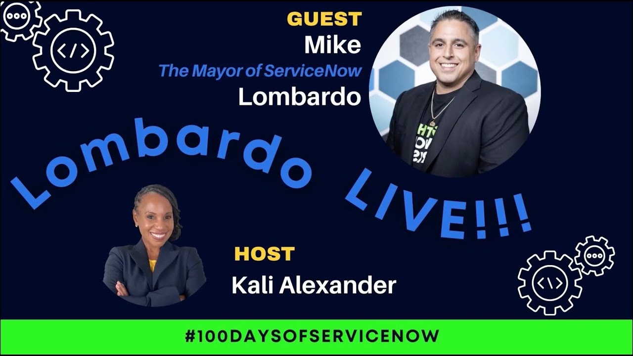 Lombardo Live! A Conversation w/ The Mayor of ServiceNow | Kali ...