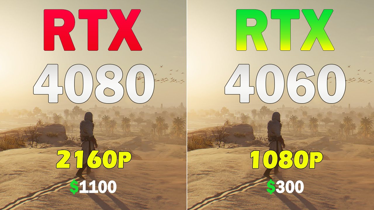 RTX 4060 1080p vs RTX 4080 2160p - Value or performance? - YouTube