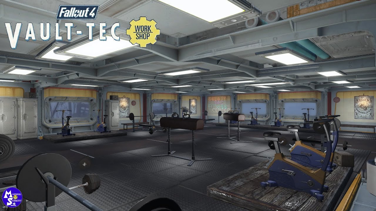 Vault-Tech Workshop Fitness Center|Hotel & Casino|Fallout 4 - YouTube