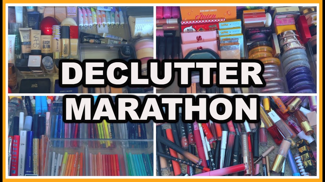*MASSIVE* Makeup Collection Declutter Marathon | December 2024 - YouTube