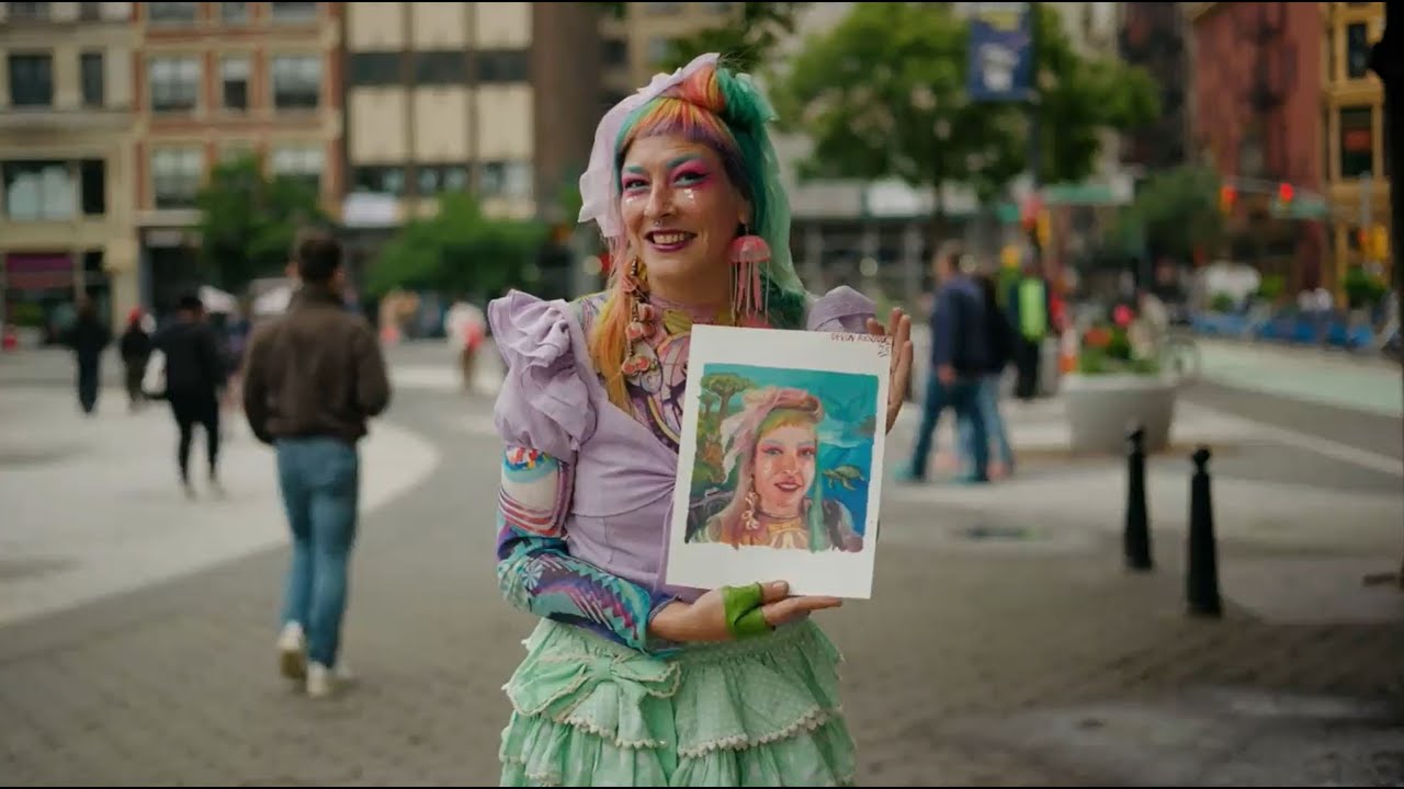 Interviewing and Painting a Fairy Mermaid Unicorn - YouTube