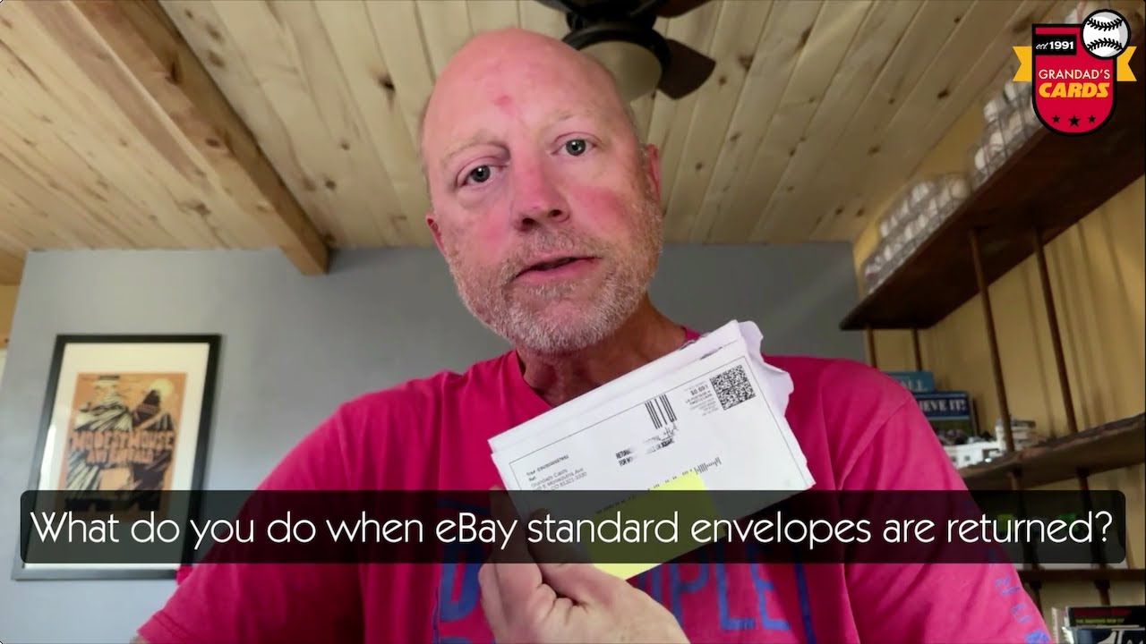 What do you do when post office returns baseball cards shipped by eBay ...