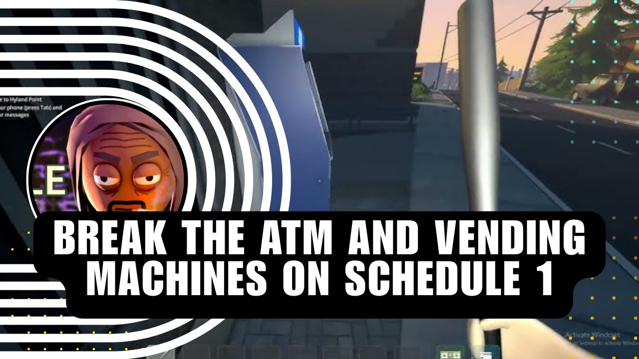 How To Break The ATM And Vending Machines By Using A Baseball Bat On ...