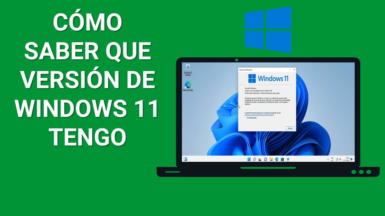 CÓMO SABER QUE VERSIÓN DE WINDOWS 11 TENGO - YouTube