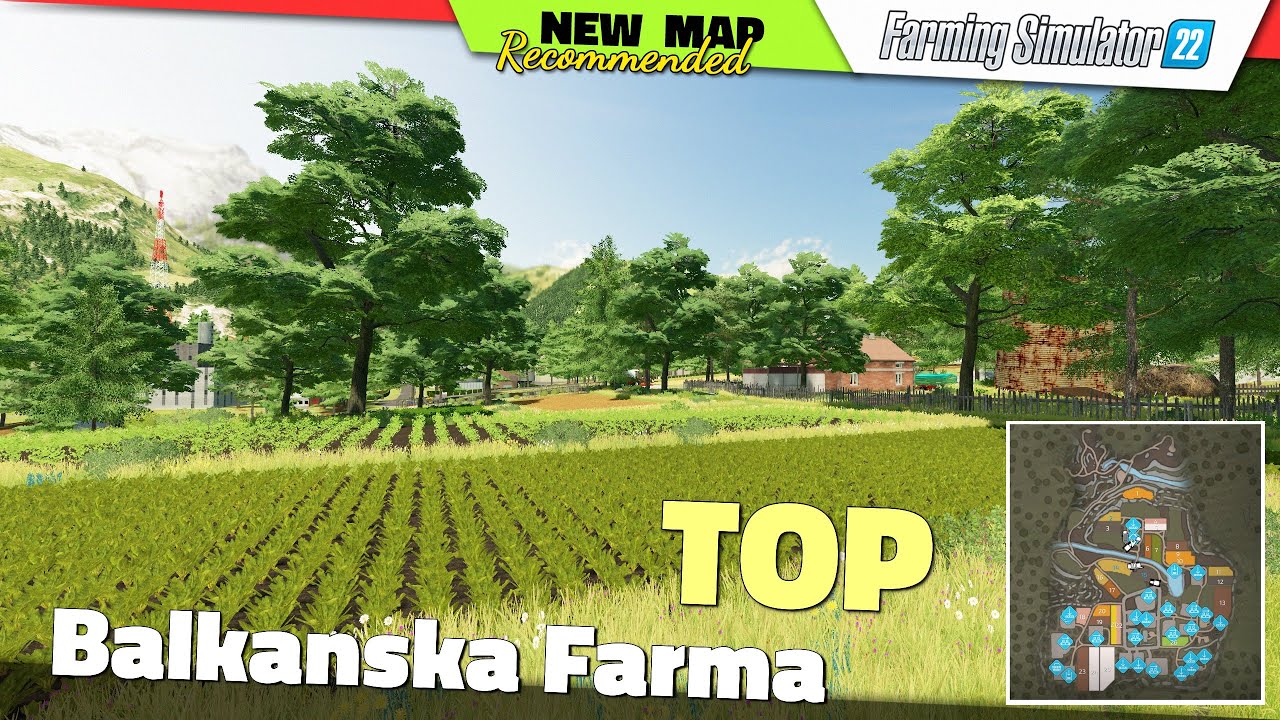 FS22 ★ NEW MAP "Balkanska Farma" - Farming Simulator 22 New Map Review ...