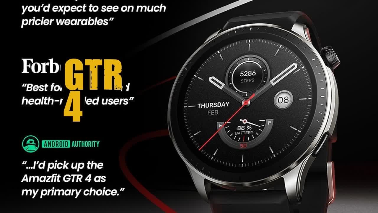 Review Amazfit GTR 4 Smart Watch - YouTube