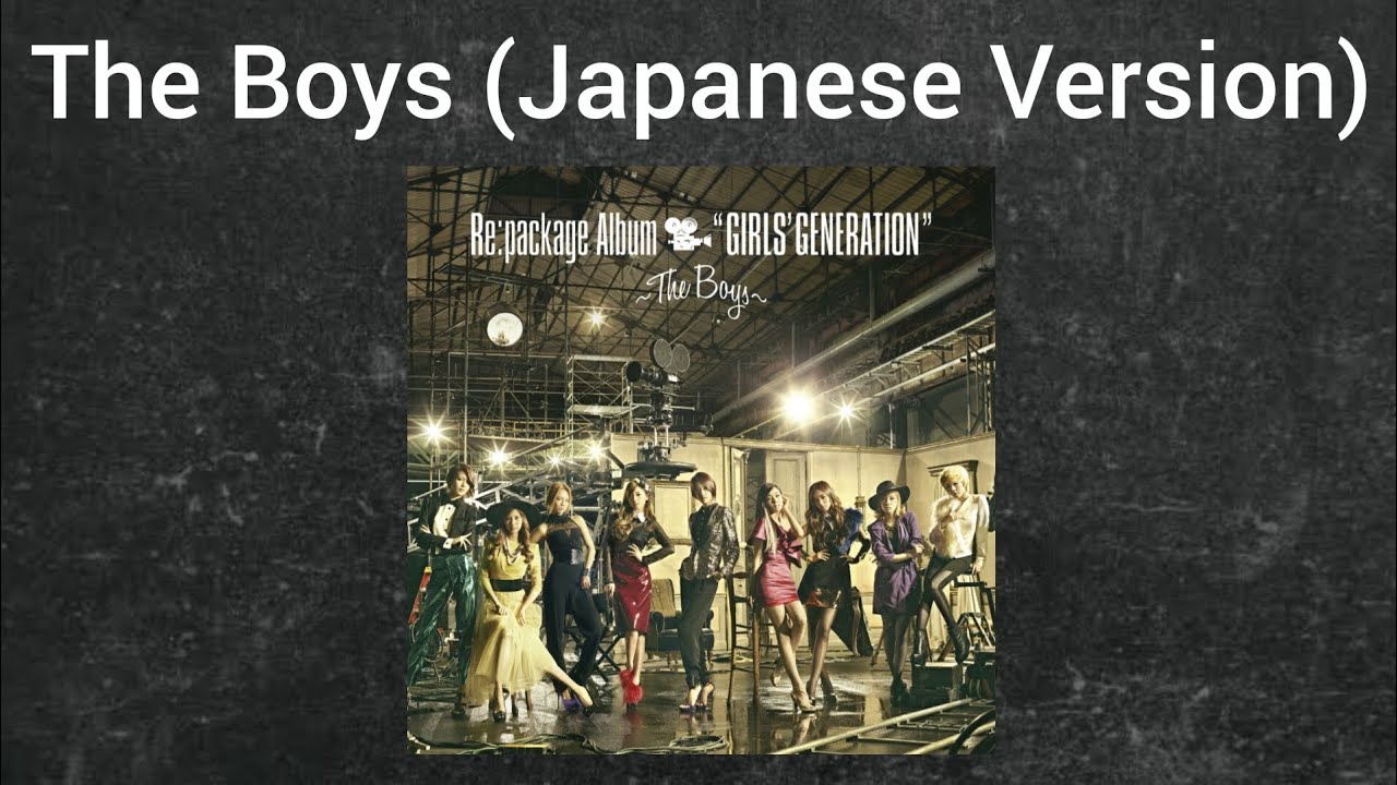 Girls' Generation - The Boys (Japanese Version) [Audio] - YouTube