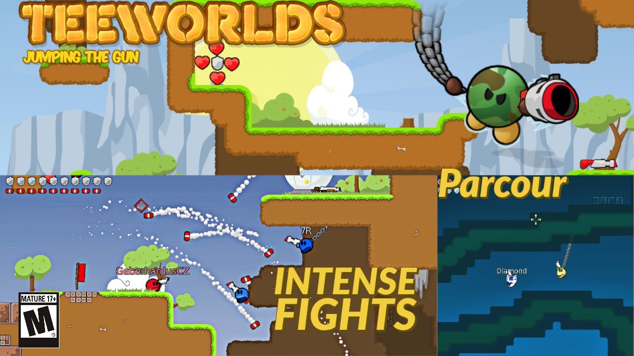 Teeworlds | Gameplay Montage - YouTube