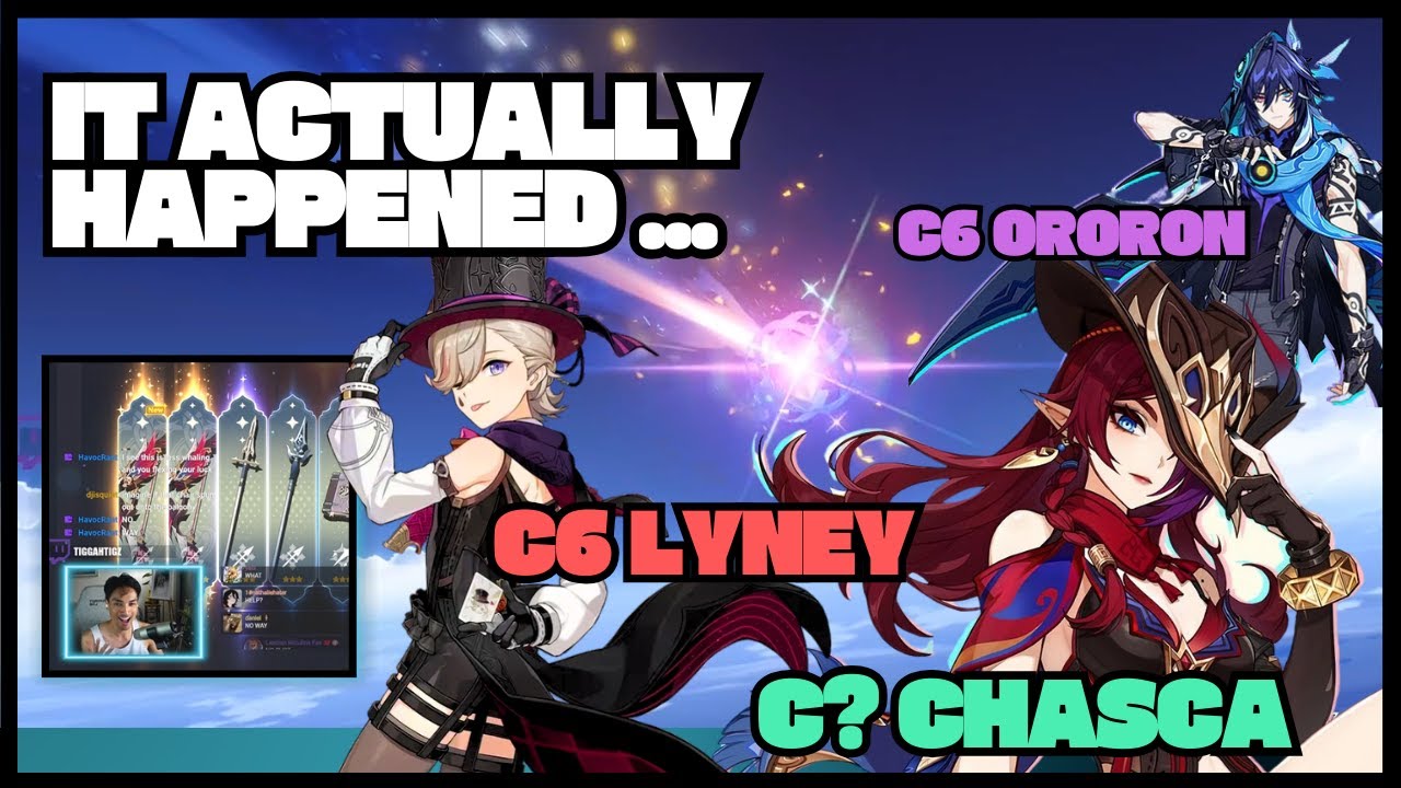Wishing For: C6 Lyney, Chasca's Bow for Venti, C6 Ororon, and MAYBE ...