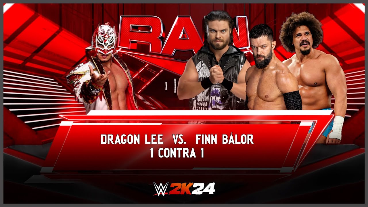 WWE 2K24 | Dragon Lee vs. Finn Bálor: Raw, Junio 03, 2024 - YouTube