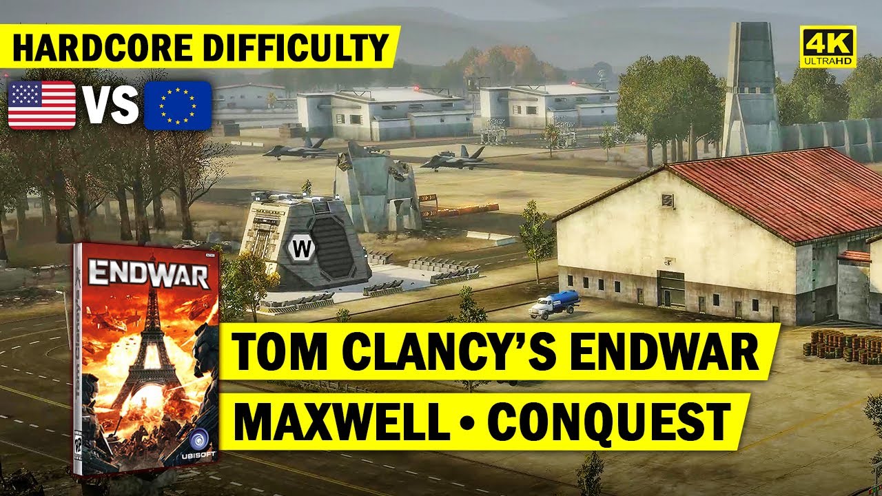 TOM CLANCY'S ENDWAR - USA TURN 9: MAXWELL CONQUEST - HARDCORE - 4K ...