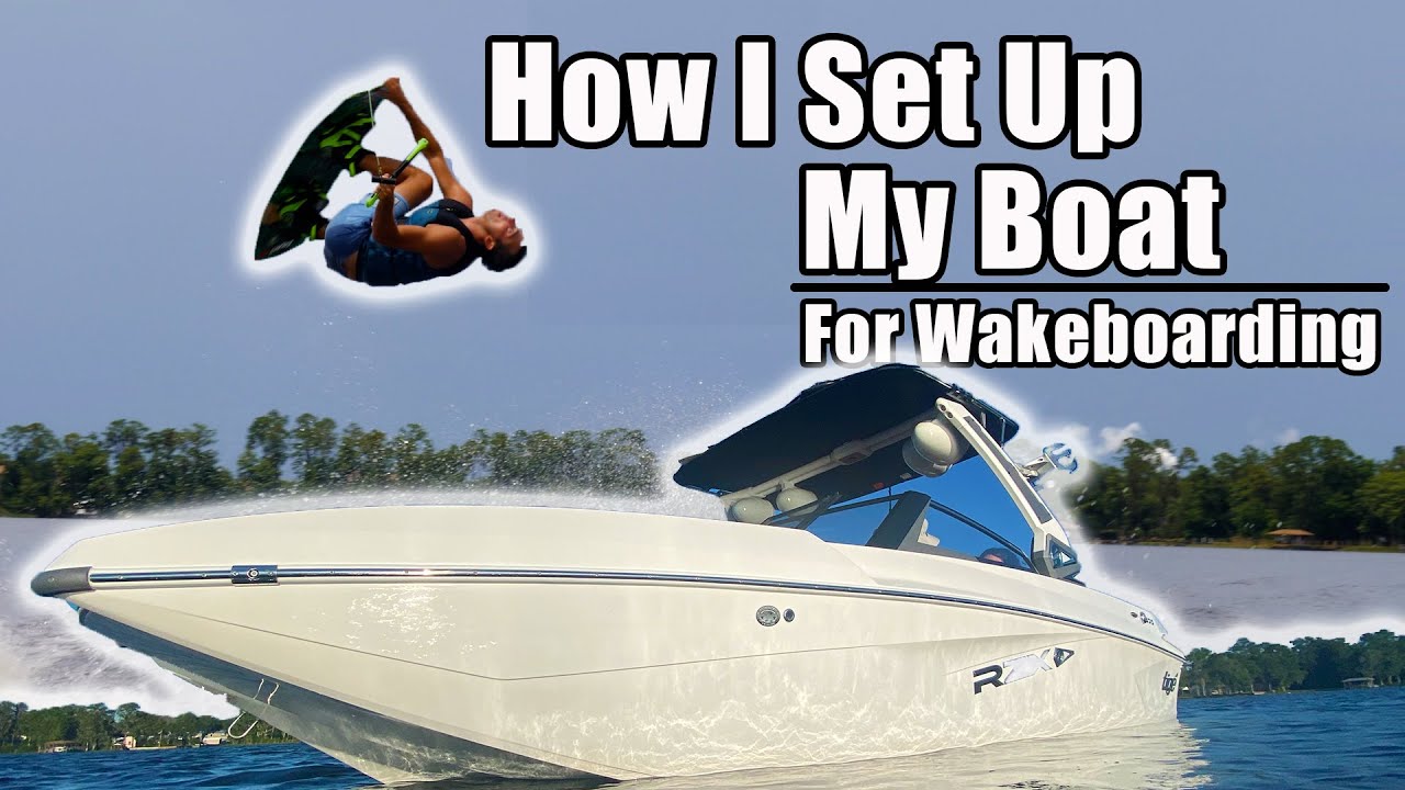How To: Boat Setup for Wakeboarding - Tige 23RZX - YouTube